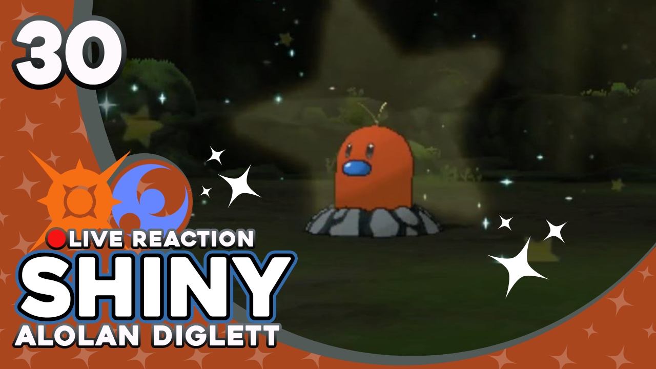 MY LUCK IS INCREDIBLE! SHINY ALOLAN DIGLETT! | Pokémon Sun and Moon ...