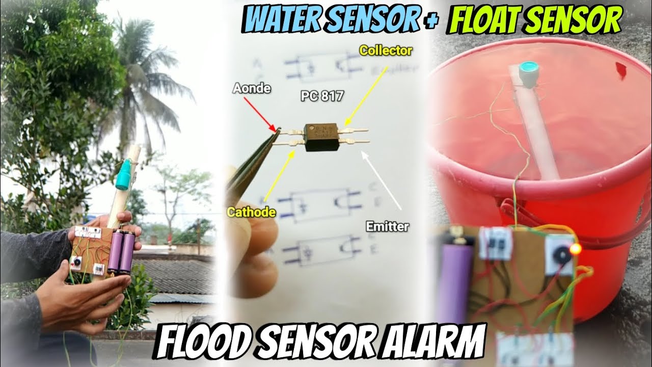 Flood sensor | Application of AND GATE | combined sensor. #diy # ...