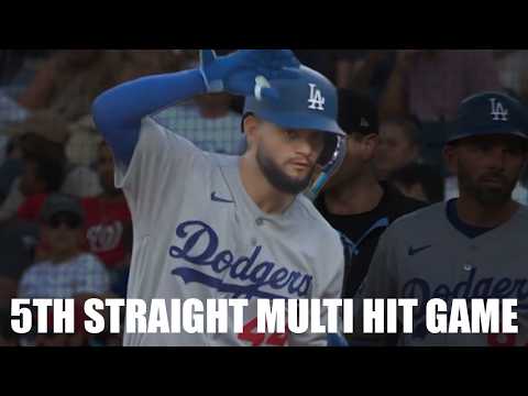 Andy Pages Goes 3 for 5 with a Home Run for His 5th Straight Multi-Hit Game!