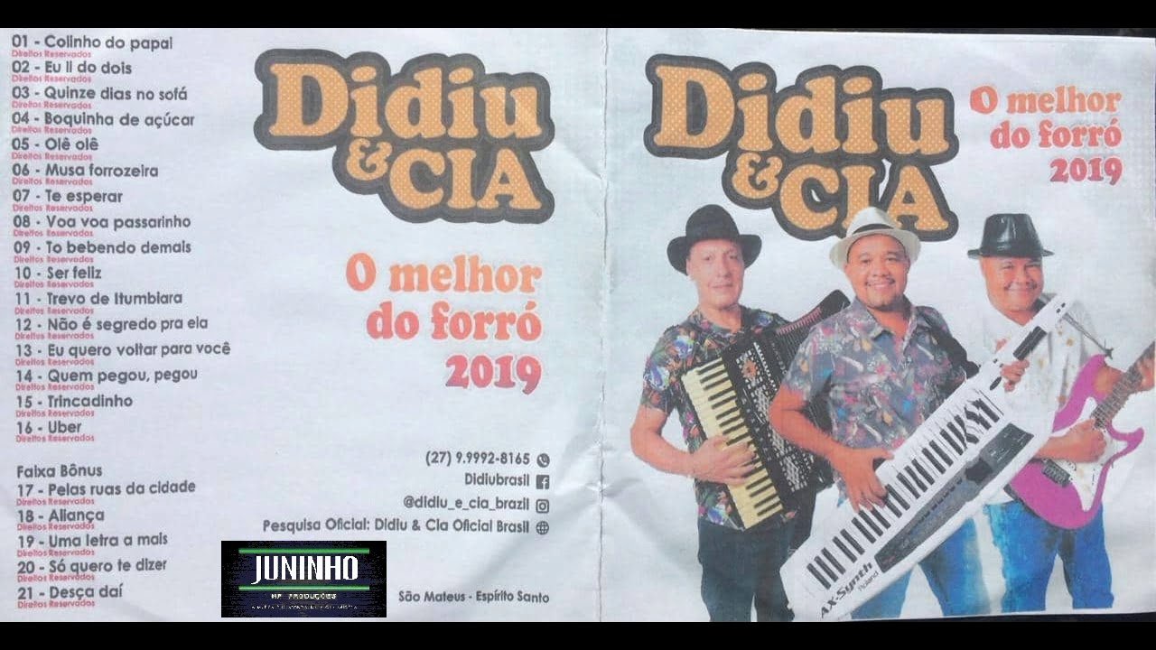 FORRÓ DIDIU & CIA 2019 - Didiu E Cia oFicial - YouTube