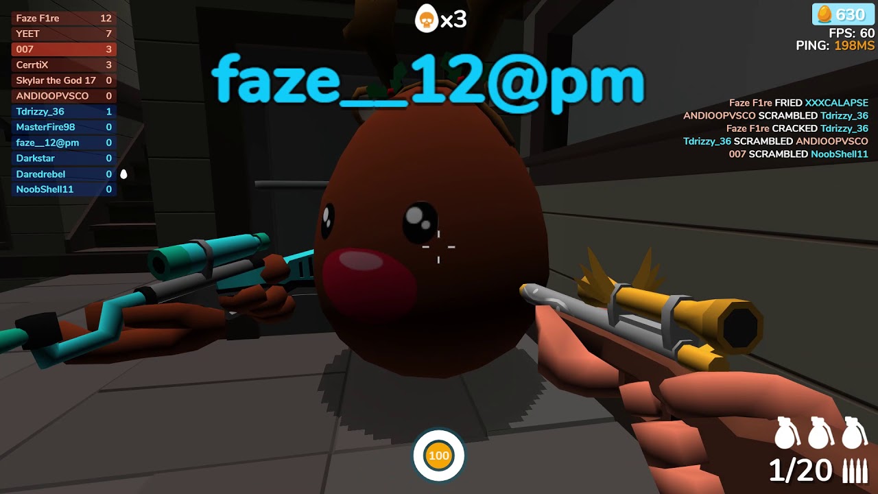 Shell Shocker.io Part 1 狙擊槍超好用 - YouTube