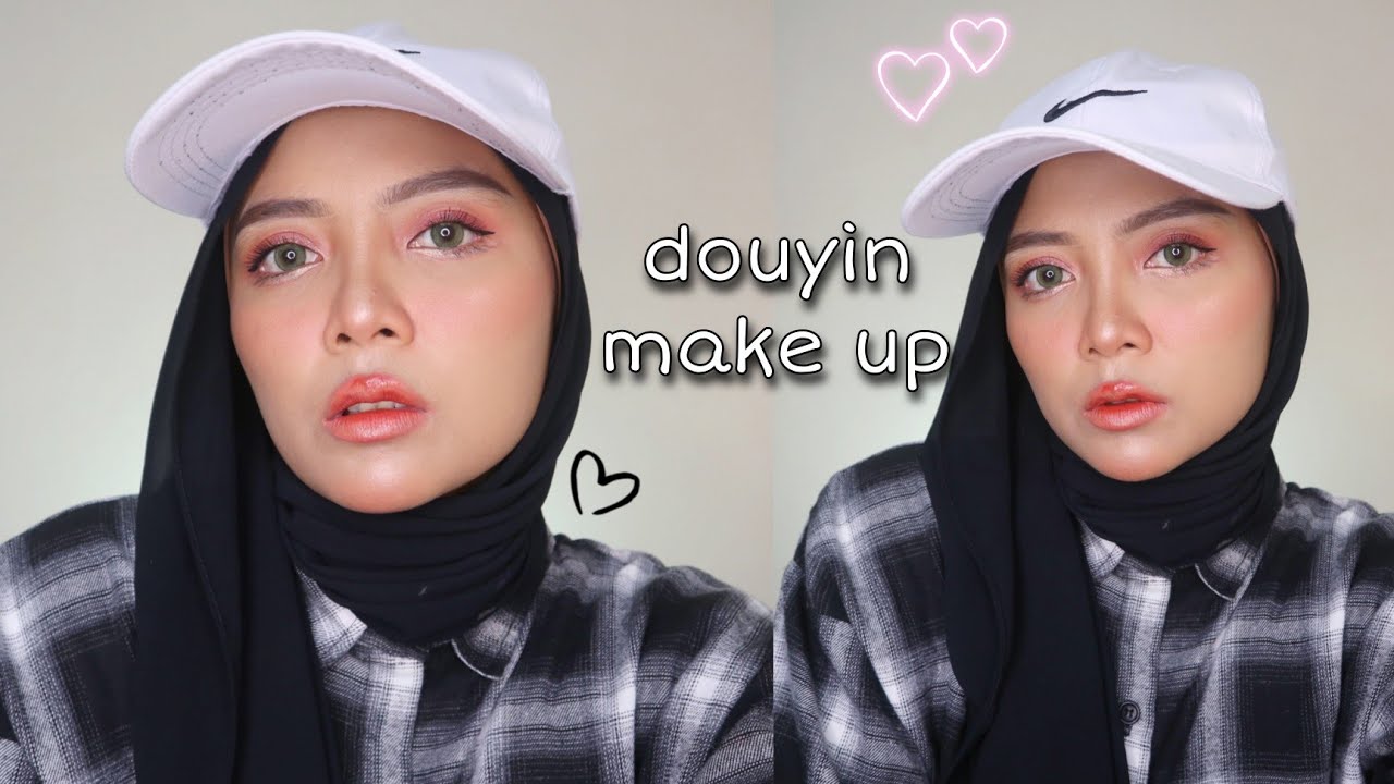 Tutorial make up douyin di kulit sawo matang | douyin make up look ...