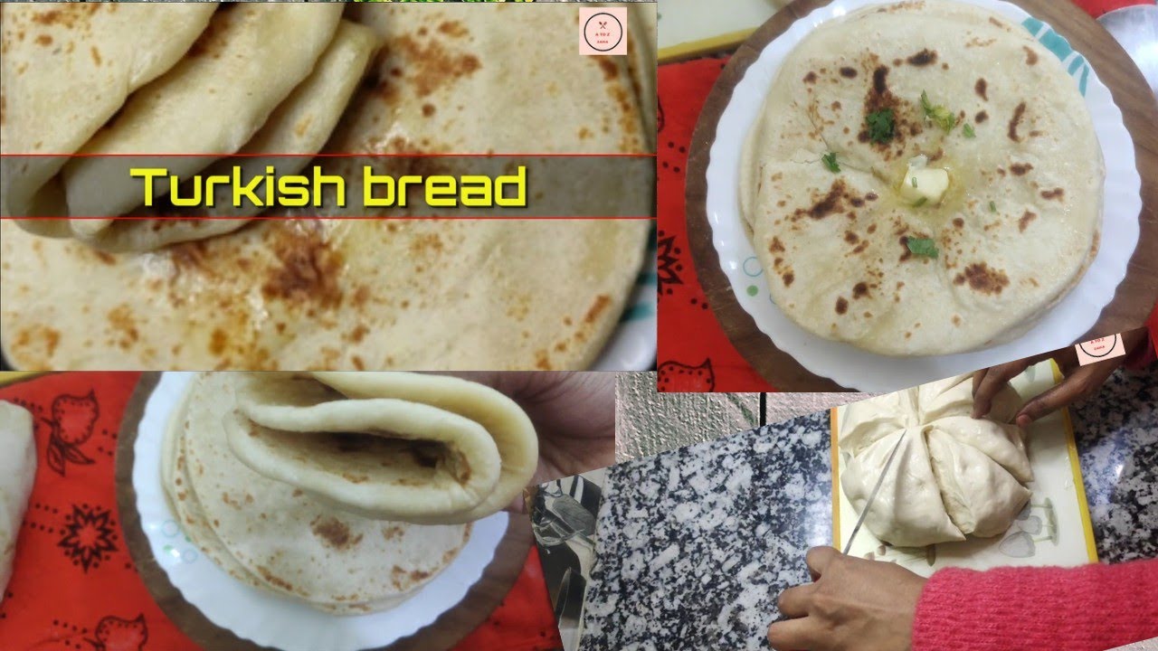 Turkish bread || easy naan recipe || restaurant style tawa naan at home ...