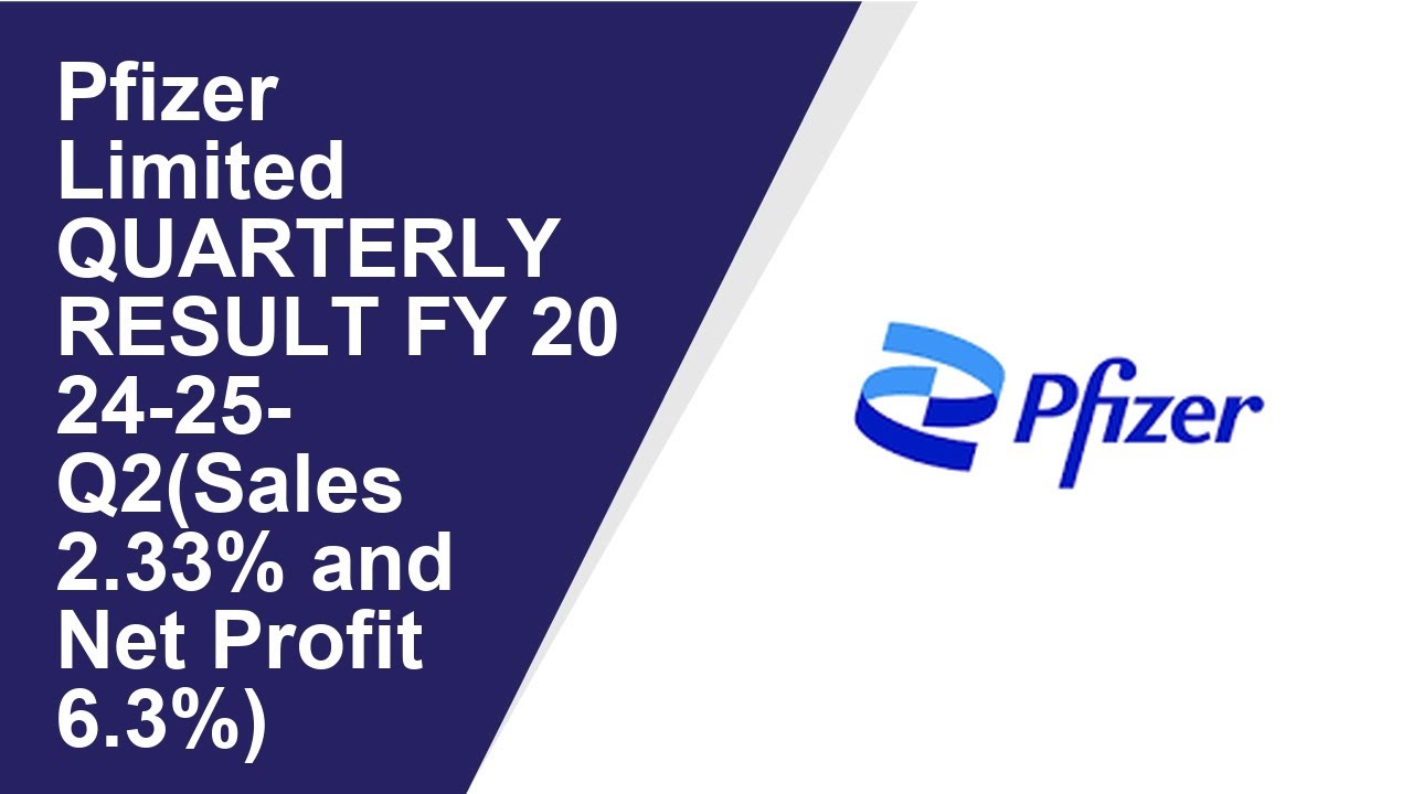 Pfizer Limited Standalone Quarterly Result | Q2 Result 2024-25 | Pfizer ...