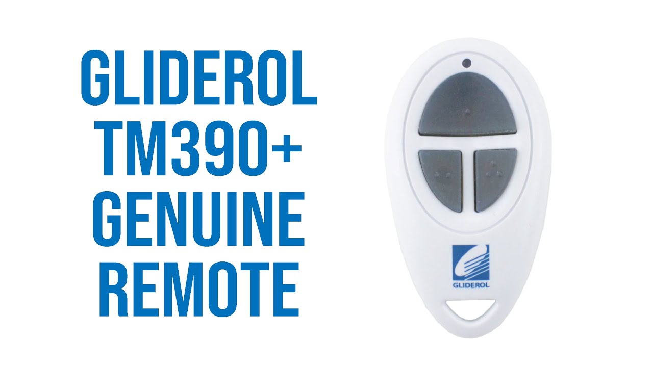 Gliderol TM390+ Genuine Remote Video Description - YouTube