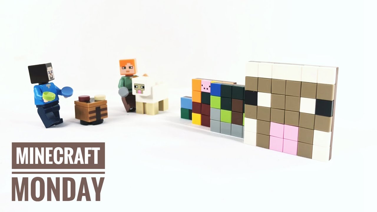 LEGO Minecraft Paintings! | Minecraft Monday - YouTube