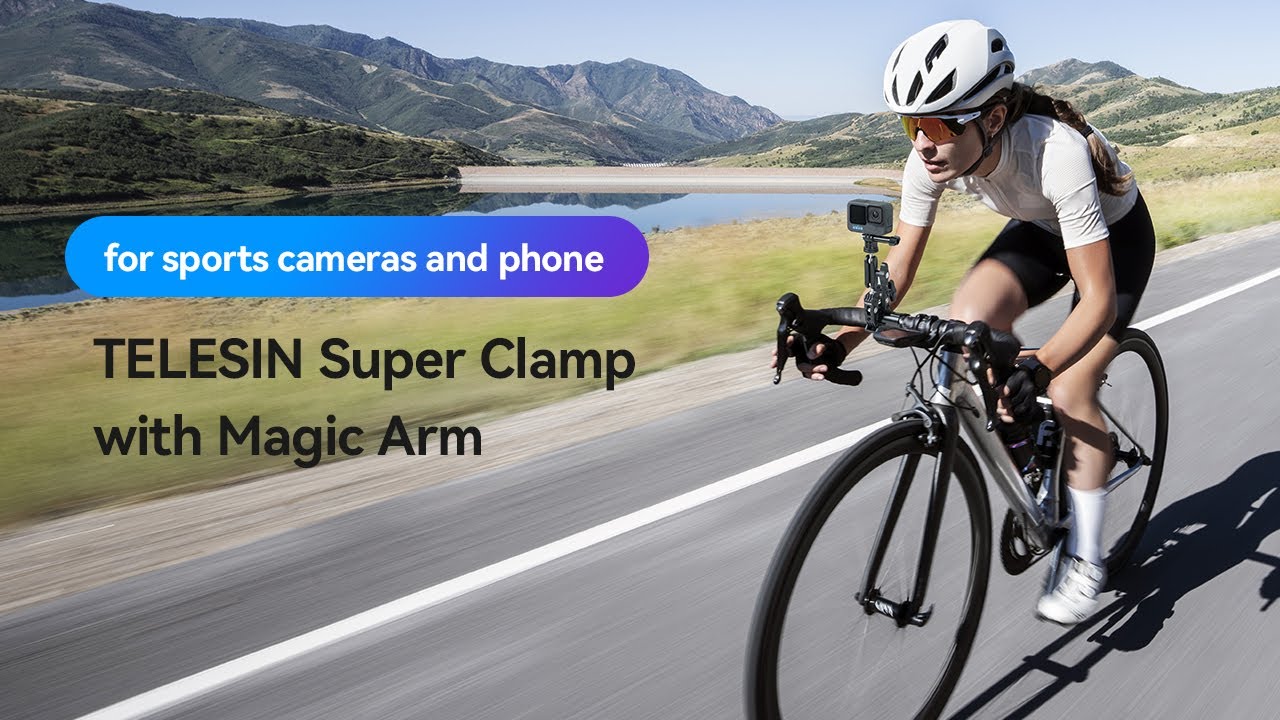 TELESIN Super Clamp with Magic Arm - YouTube