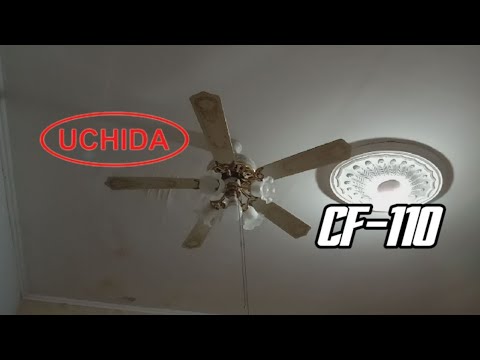 52" Uchida decorative ceiling fan - YouTube