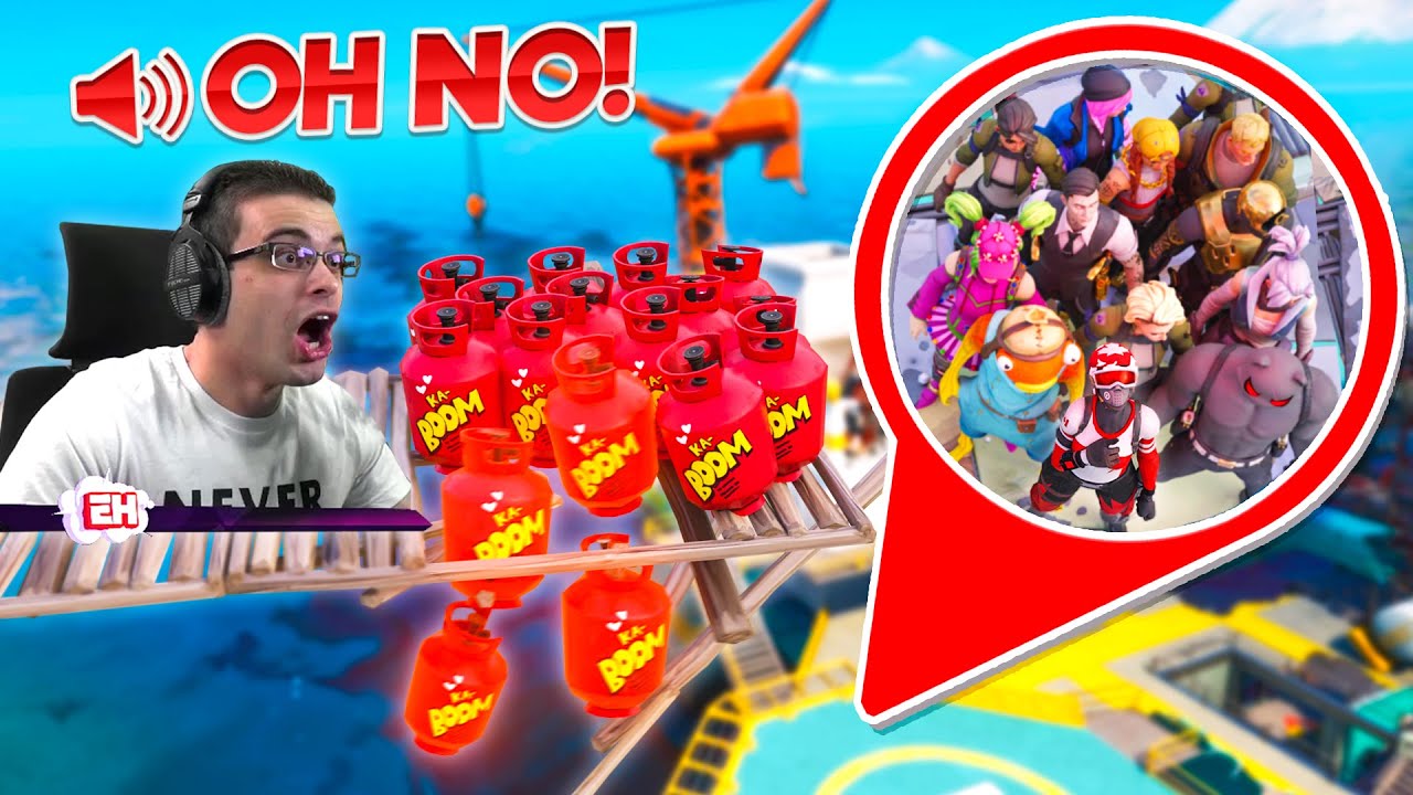 We collected ALL EXPLOSIVES in Fortnite...then THIS happened! - YouTube