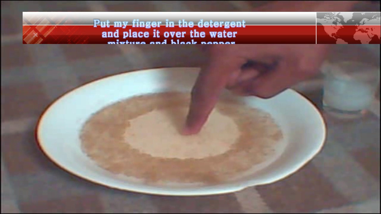 Pepper And Soap- Science Trick! experiments - YouTube