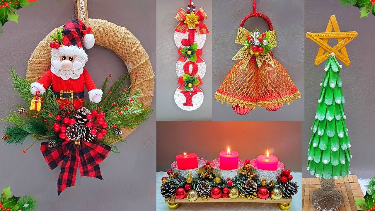 DIY 5 Budget Friendly Christmas Decoration 2024 Ideas Step by Step ...