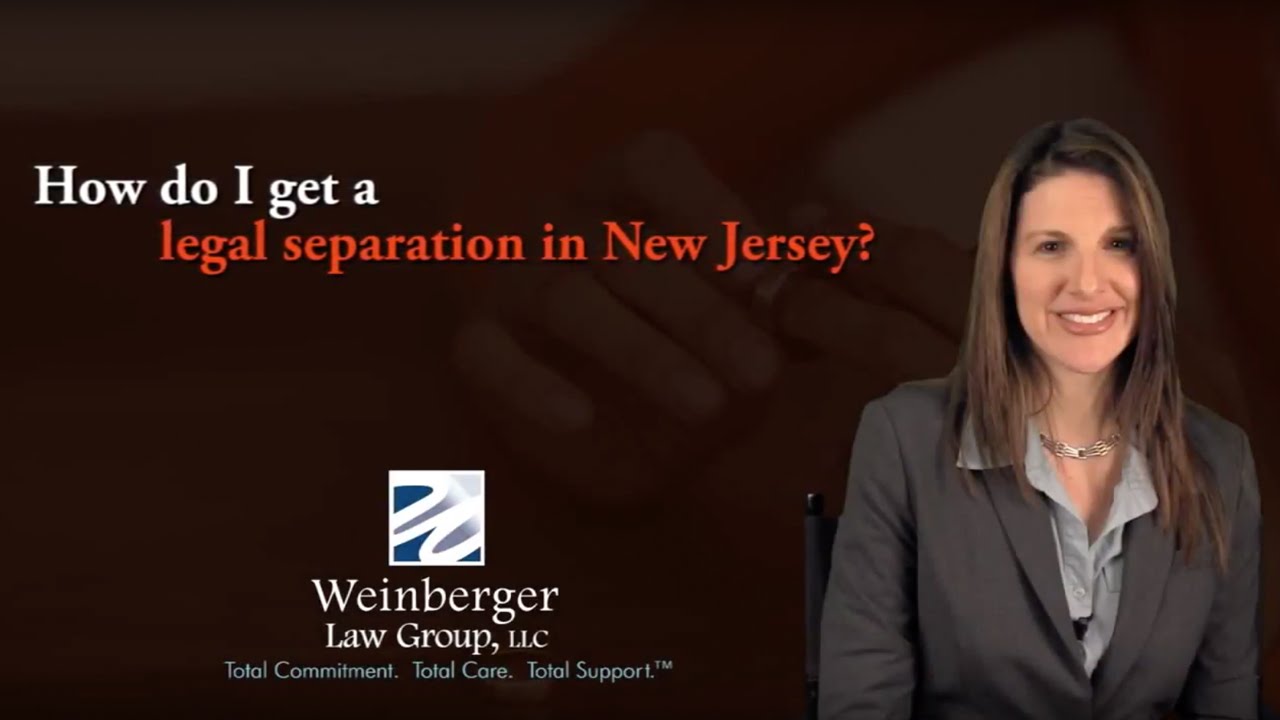 FAQ How do I get a legal separation in New Jersey? - YouTube