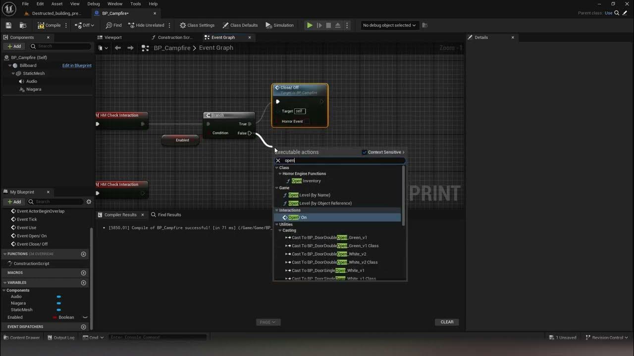 [UE5] Horror Engine - Create a Usable Actor #7 - YouTube