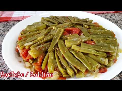 Zeytinyağlı Taze Fasulye Tarifi 🍃   @Bahtına  NEFİS YEMEK TARİFLERİ 😋