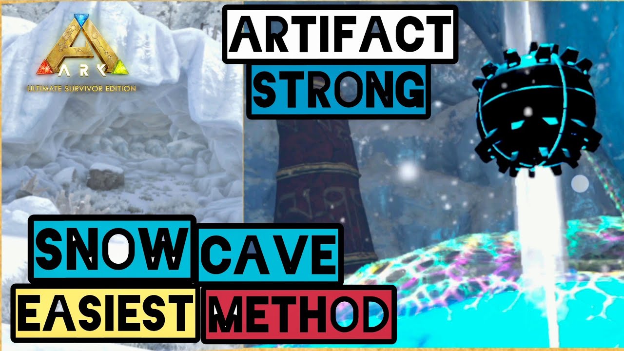 How to Get the Artifact of the Strong Snow Cave Ark Mobile | Ark ...