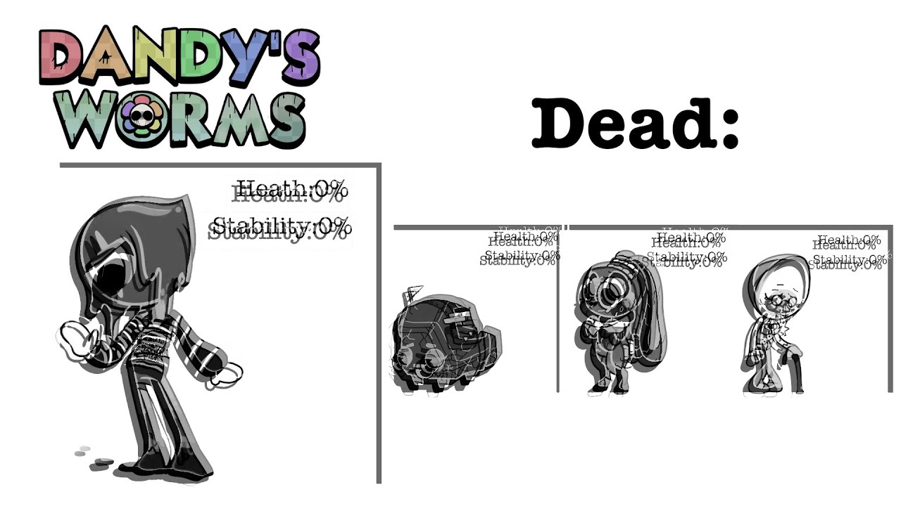 WORMS! How Many Toons Got Infected? 😱 | Dandy's World - YouTube