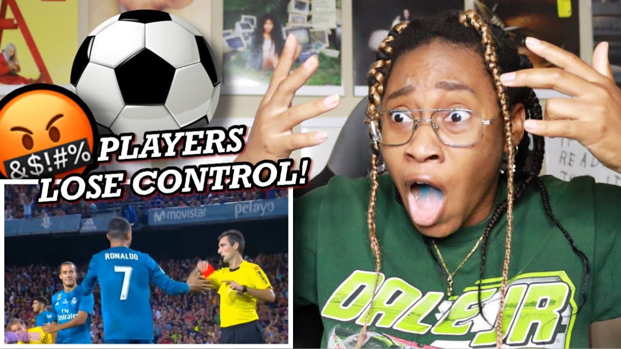 WHEN FOOTBALL PLAYERS LOSE THEIR COOL REACTION! 😳⚽️ | Favour - YouTube
