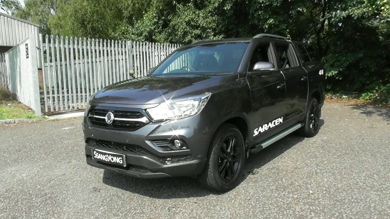 SsangYong MUSSO 2.2 SARACEN AUTO finished in Techno Grey ,video ...