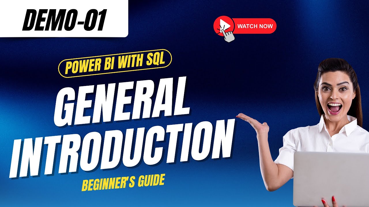 Power Bi With SQL Demo 01 | General Introduction | Beginner's Guide | +91-8074713224 - YouTube