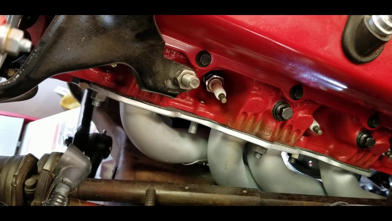 Hedman header fit on 1970 cutlass 455 - YouTube