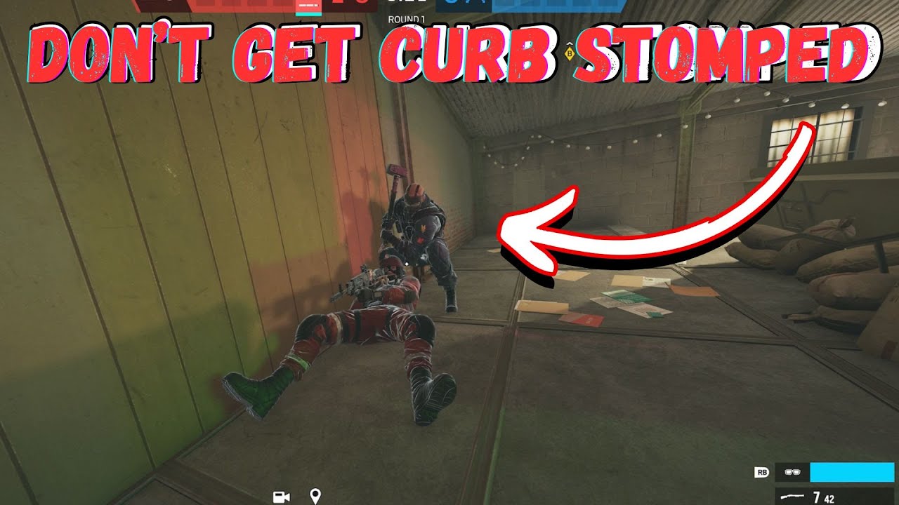 CURB STOMPING In Rainbow Six Siege - YouTube