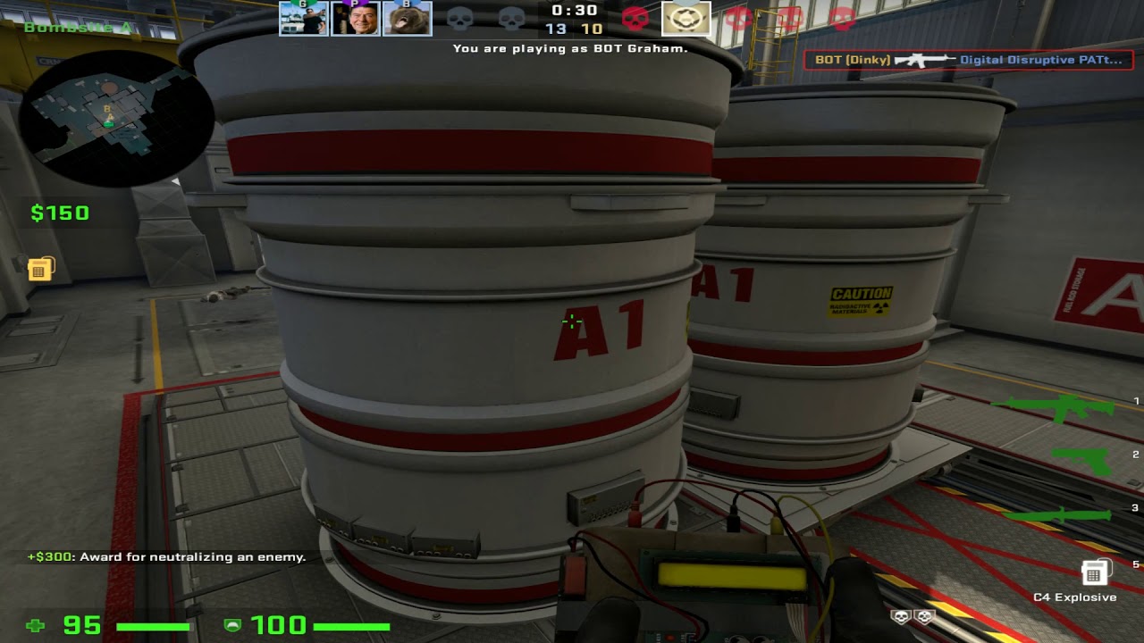 goofy de_nuke ace clutch 2 - YouTube