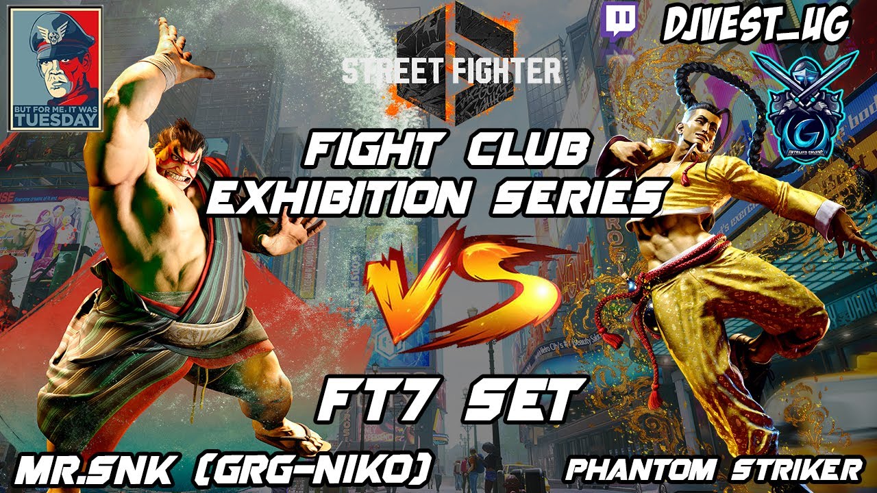 SF6 Fight Club Exhibition Series - Mr.SNK (GRG-Niko) VS Phantom Striker ...
