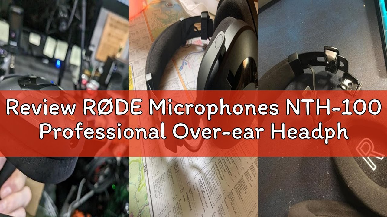 Review RØDE Microphones NTH-100 Professional Over-ear Headphones, black ...