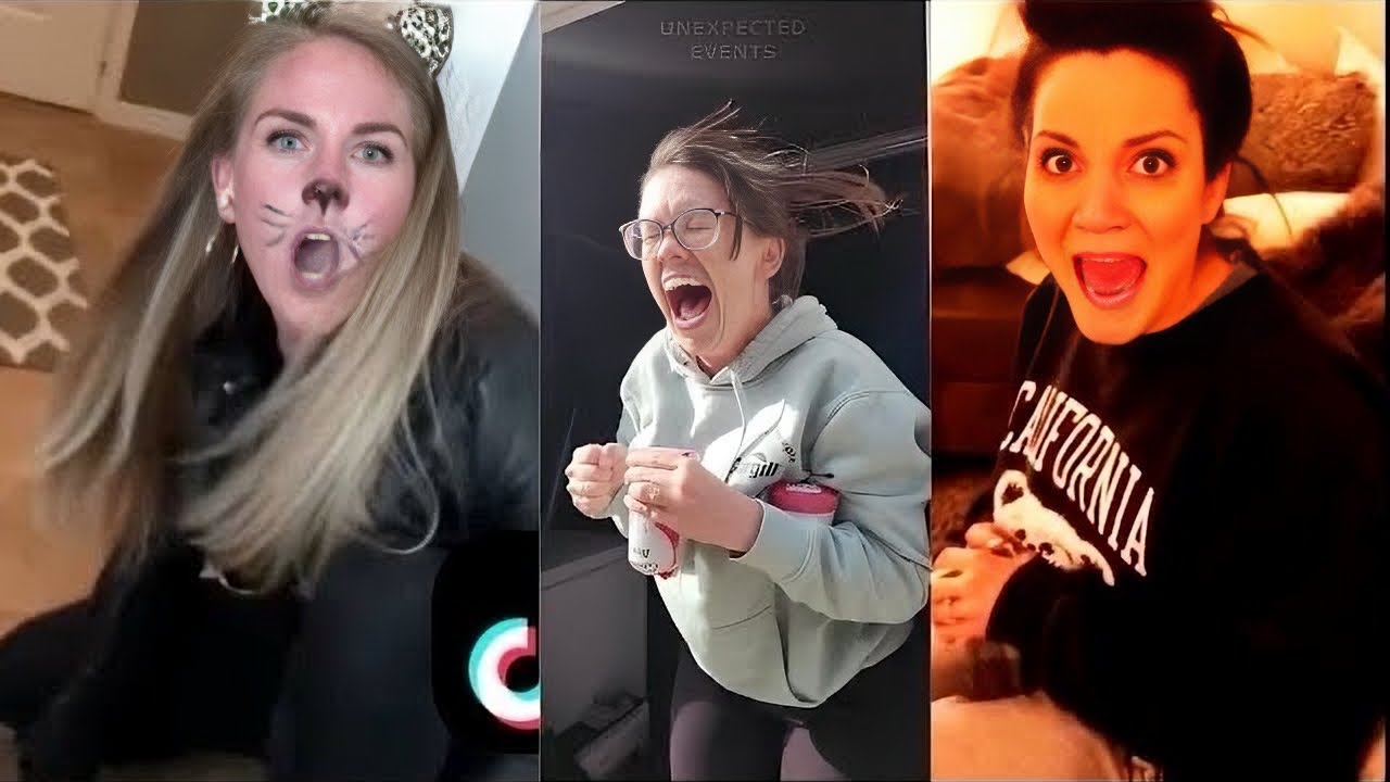 SCARECAM Pranks Reaction 2024 #64|Funny Scare Pranks/Jumpscare/Funny ...