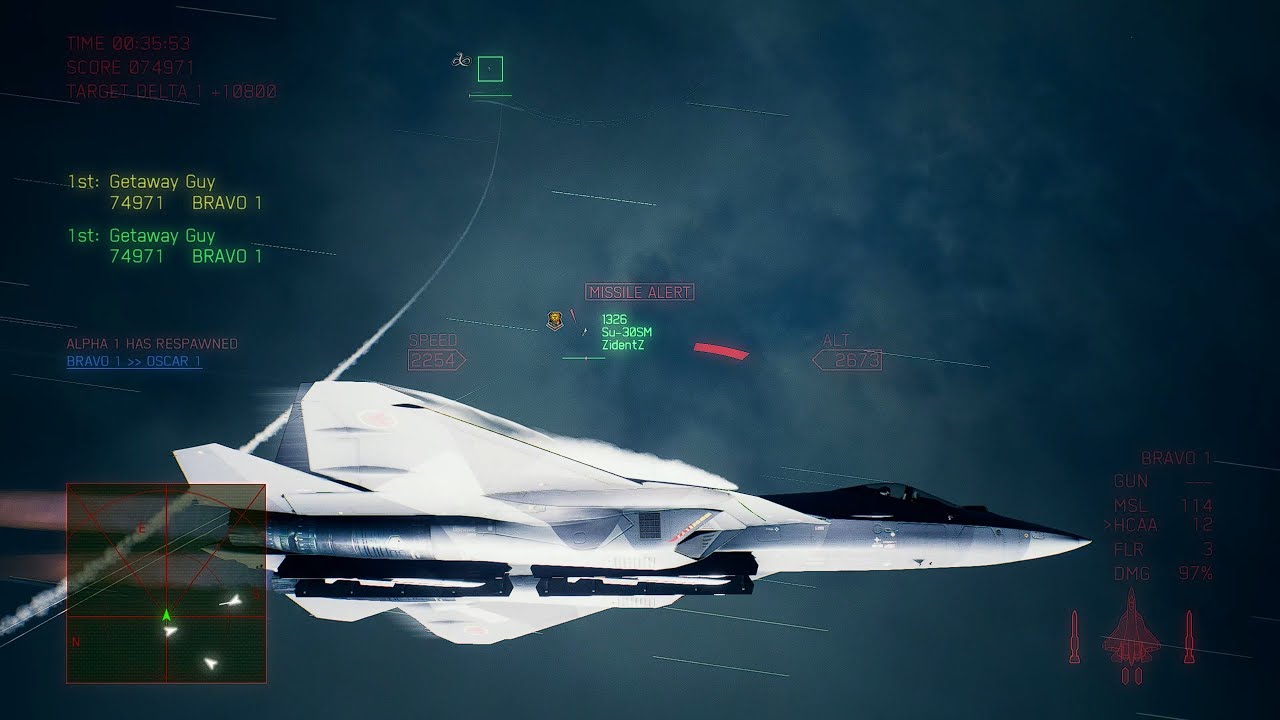 Su-57 TGM - Battle Royale | Ace Combat 7 - YouTube