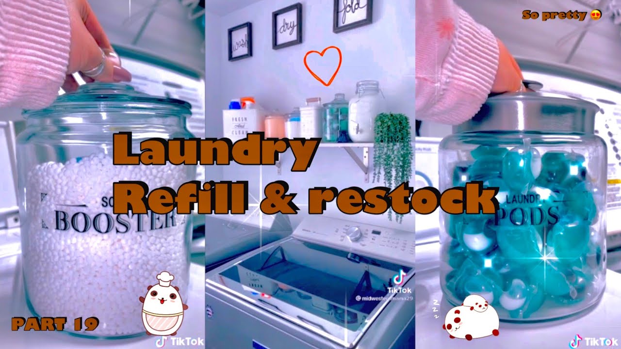 Laundry Refill & Restock ASMR (19) - YouTube