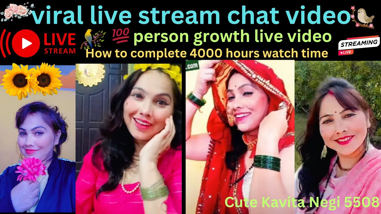 Cute Kavita Negi is live! welcome to my live stream #freelivechat # ...