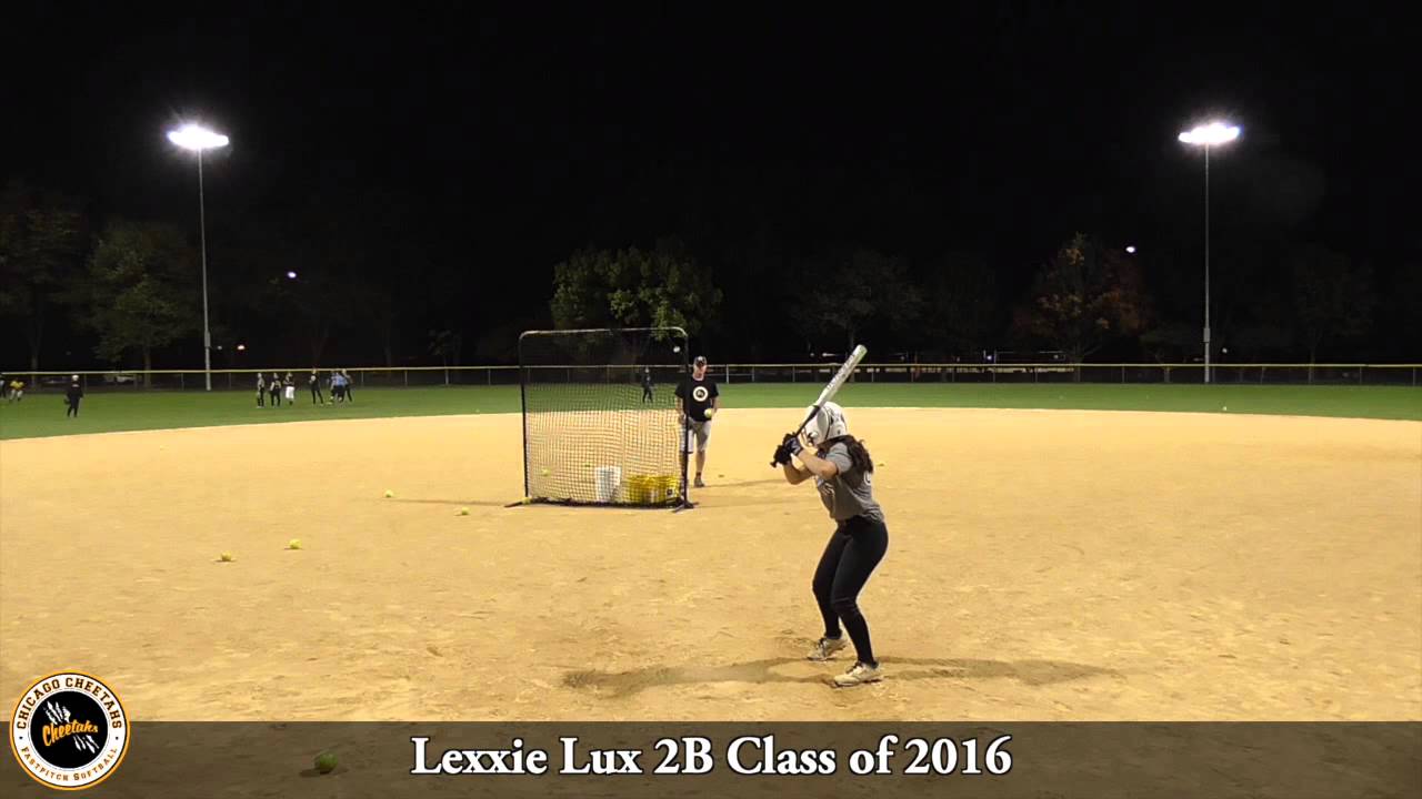 Lexxie Lux hitting Chicago Cheetahs Fastpitch Softball Class of 2016 ...