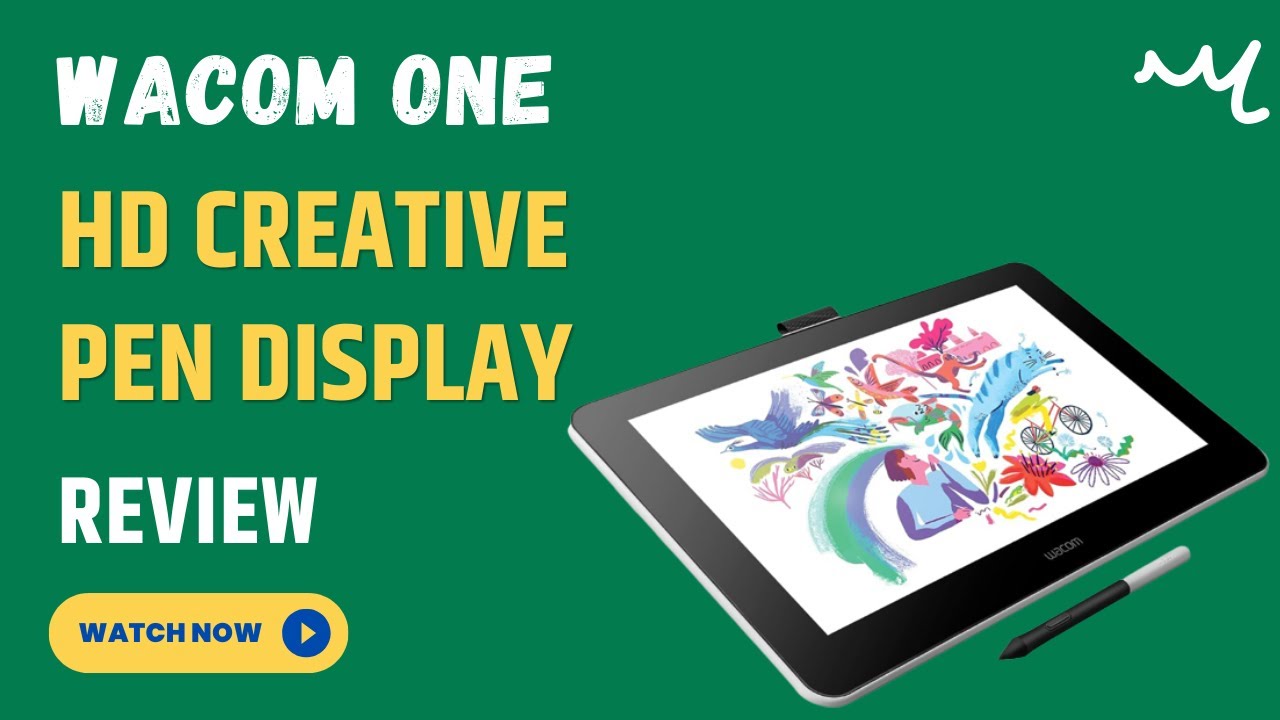 Wacom One HD Creative Pen Display, 13.3 Graphics Monitor: Enhance Your ...