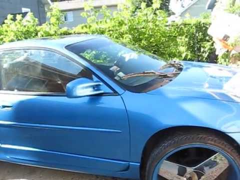 Blue grand prix on 24 inch rims - YouTube