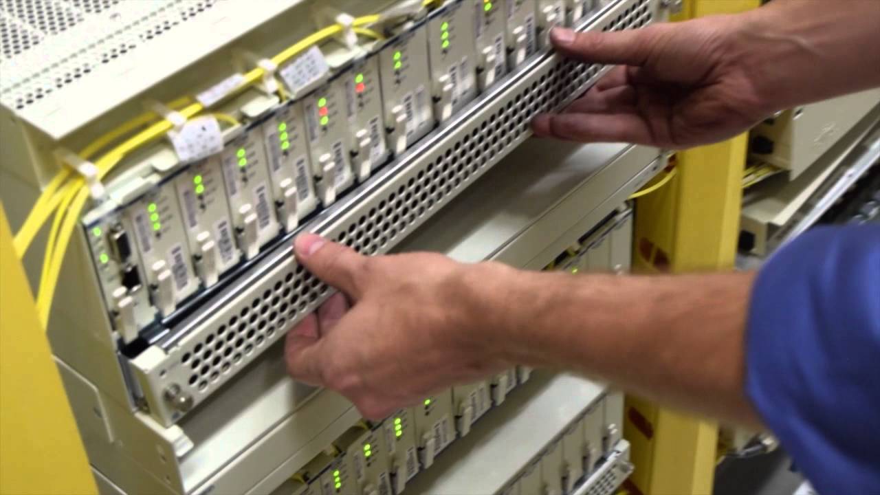 How to replace the air filter in an Adtran Opti-6100 - YouTube