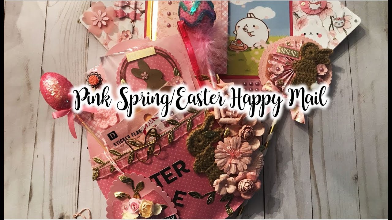 Beautiful Spring/Easter Happy Mail from Craftinwithmommy 🌸 - YouTube