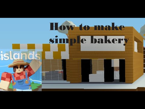 How to Make Simple Bakery in Roblox Islands | ROBLOX | #roblox # ...