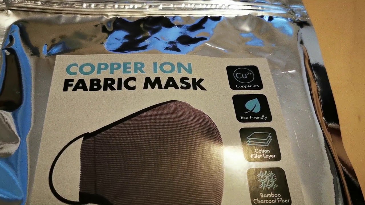 Copper Ion Fabric Mask - Made in Taiwan (Protect Yourself from COVID-19 ...