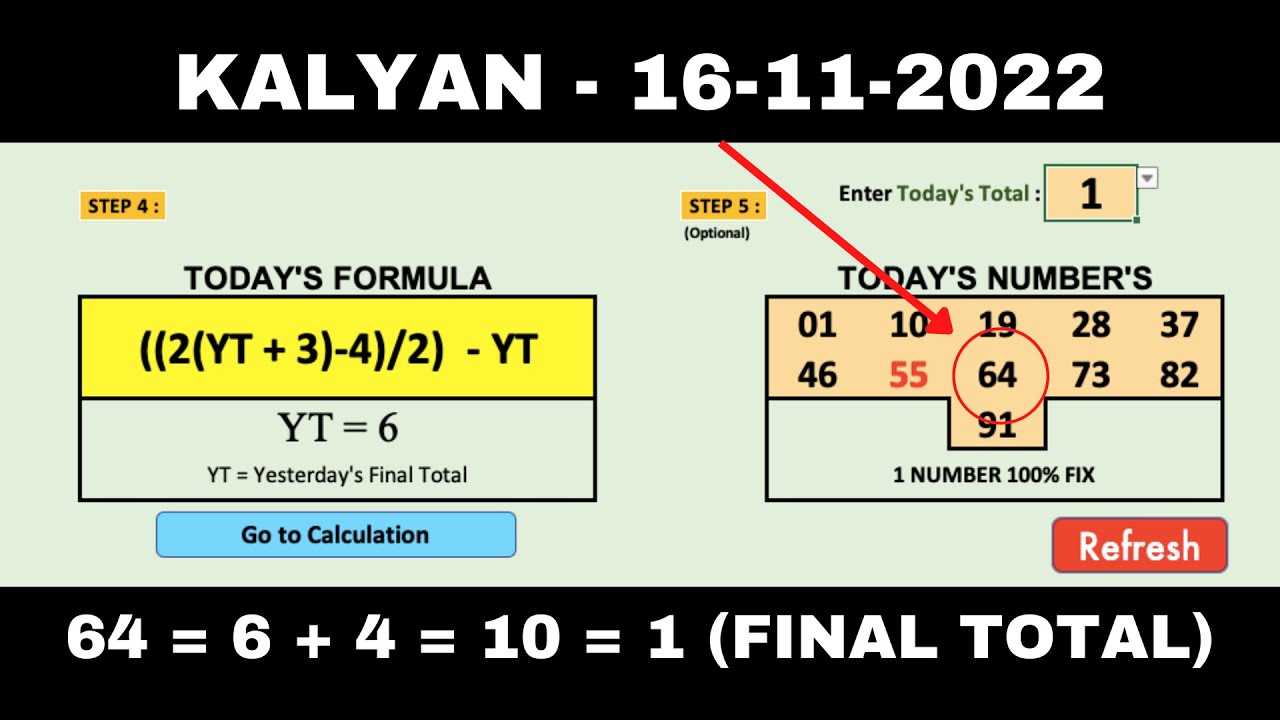 FINAL TOTAL: 17-11-2022 | KALYAN TODAY | KALYAN FINAL NUMBER TRICK ...