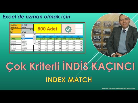 Excelde Çok Kriterli İNDİS ve KAÇINCI