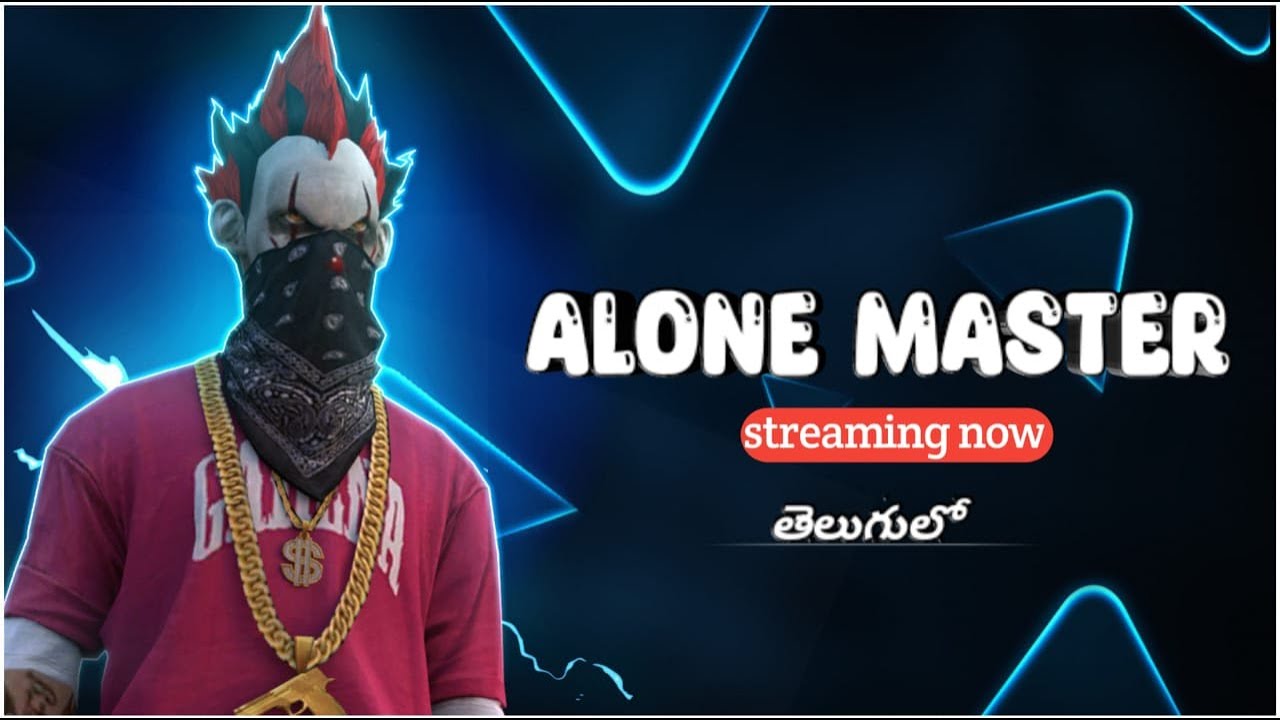 ALONE MASTER FF LIVE | Free Fire Live In Telugu – #Mbgmod Is Live ...