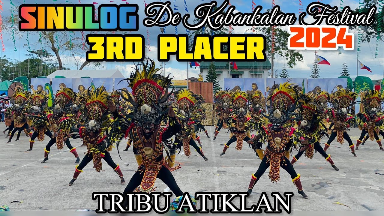 TRIBU ATIKLAN of Brgy. Binicuil | SINULOG DE KABANKALAN 2024 | Philippines 🇵🇭 - YouTube