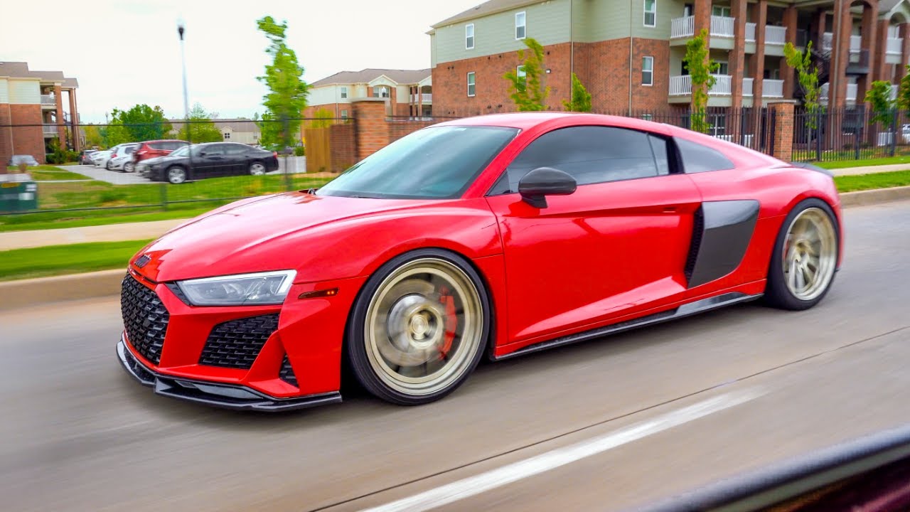 Supercharged Audi R8 V10 First Drive... IT RIPS! 800+ HP - YouTube
