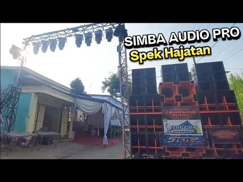 Simba Audio Pro Spek Hajatan Di Rumahnya Sendiri Di Desa Bodang - YouTube