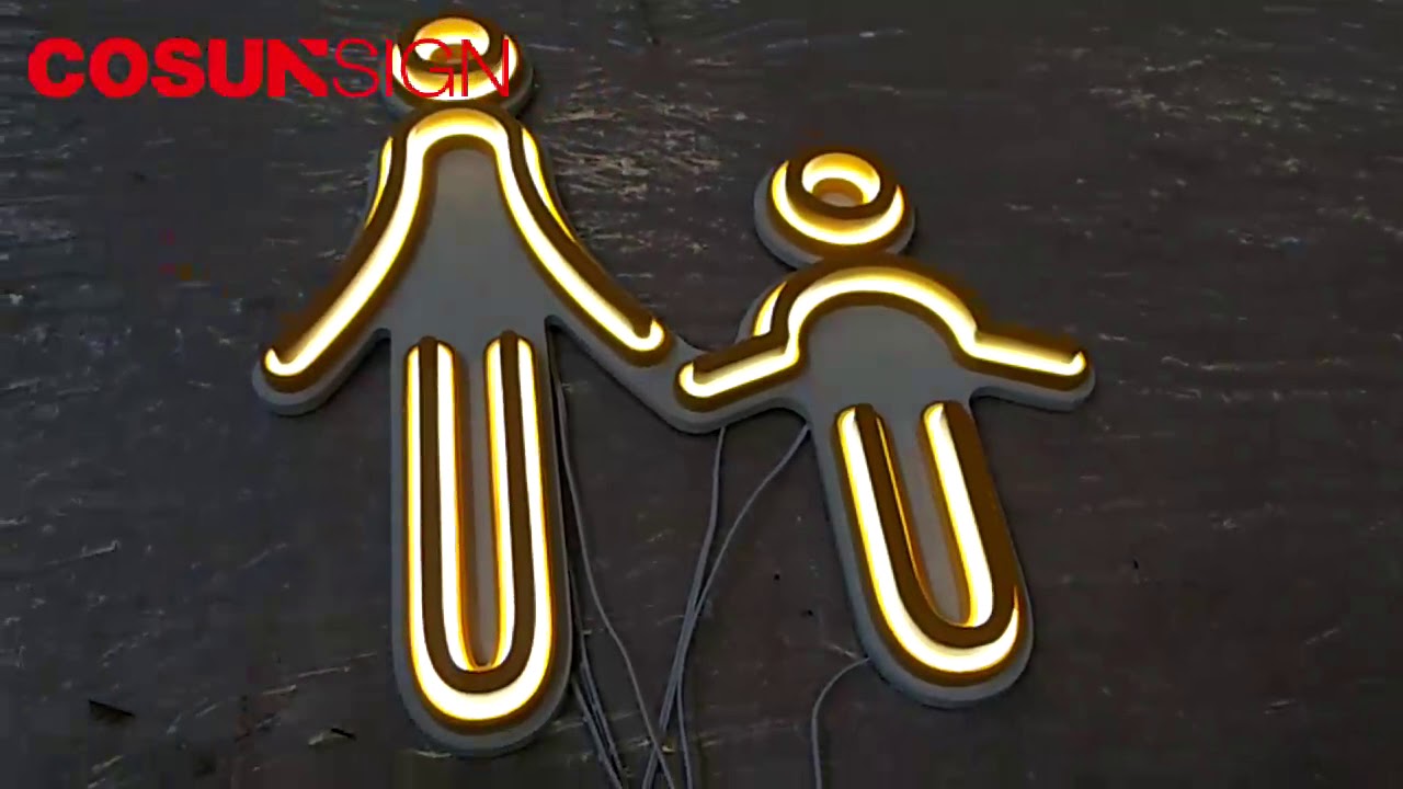 Cosun Led Restroom Signs, Public Toilet Door Sign, Navigation Signage ...