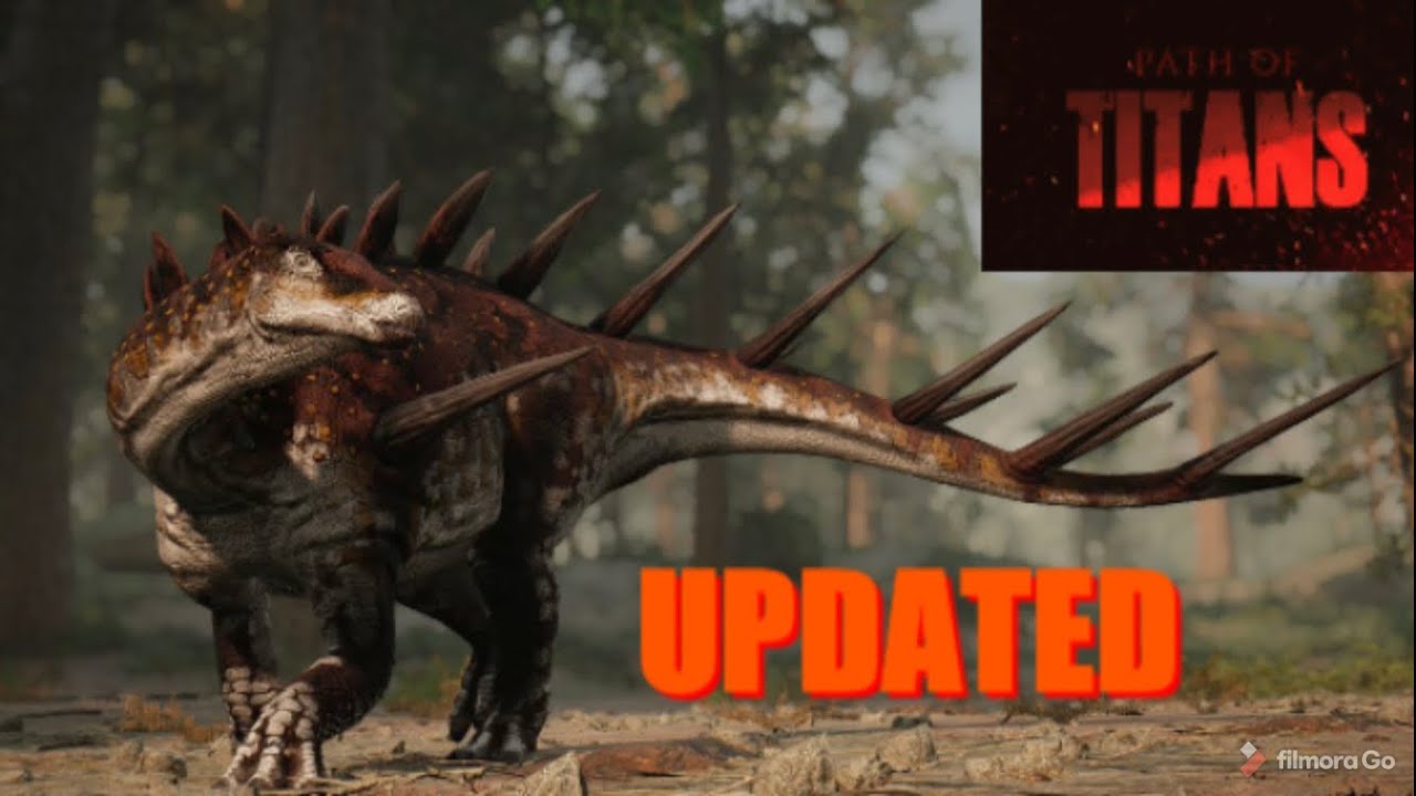 Path of titans kentrosaurus New Update 😎 - YouTube