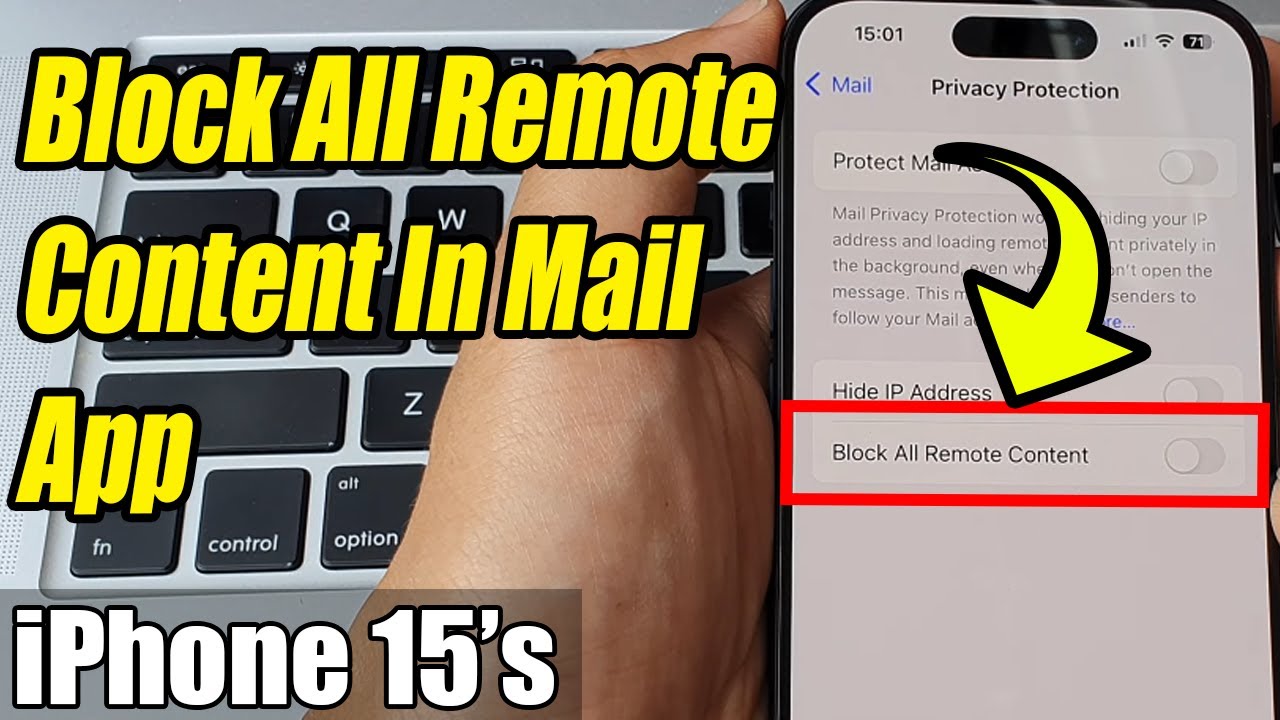 iPhone 15/15 Pro Max: How to Turn On/Off Block All Remote Content In ...