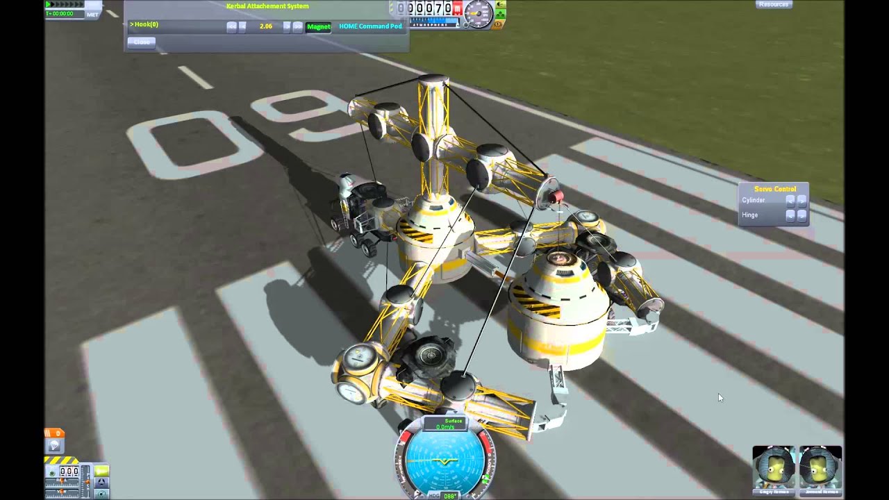 KSP BobCat Crane - Proof of concept - YouTube