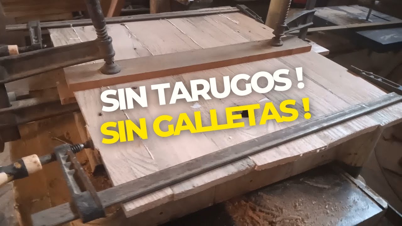 Como UNIR MADERA de PALETS sin tarugos ni espigas MODO FACIL - YouTube